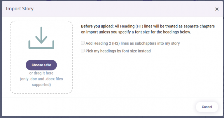 Importing Your Manuscript - LivingWriter Writing Blog