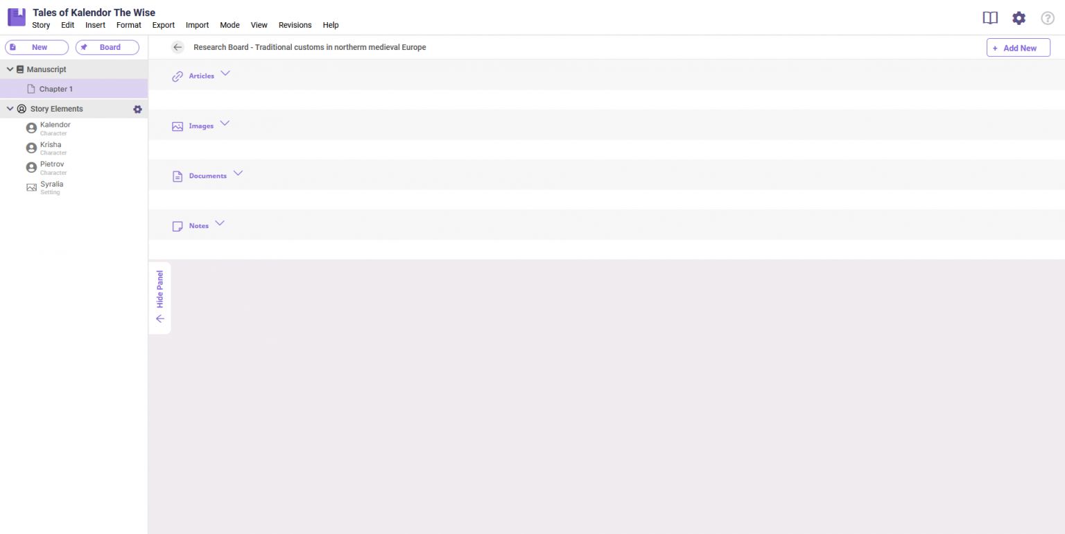 Introducing the Research Board - LivingWriter Writing Blog