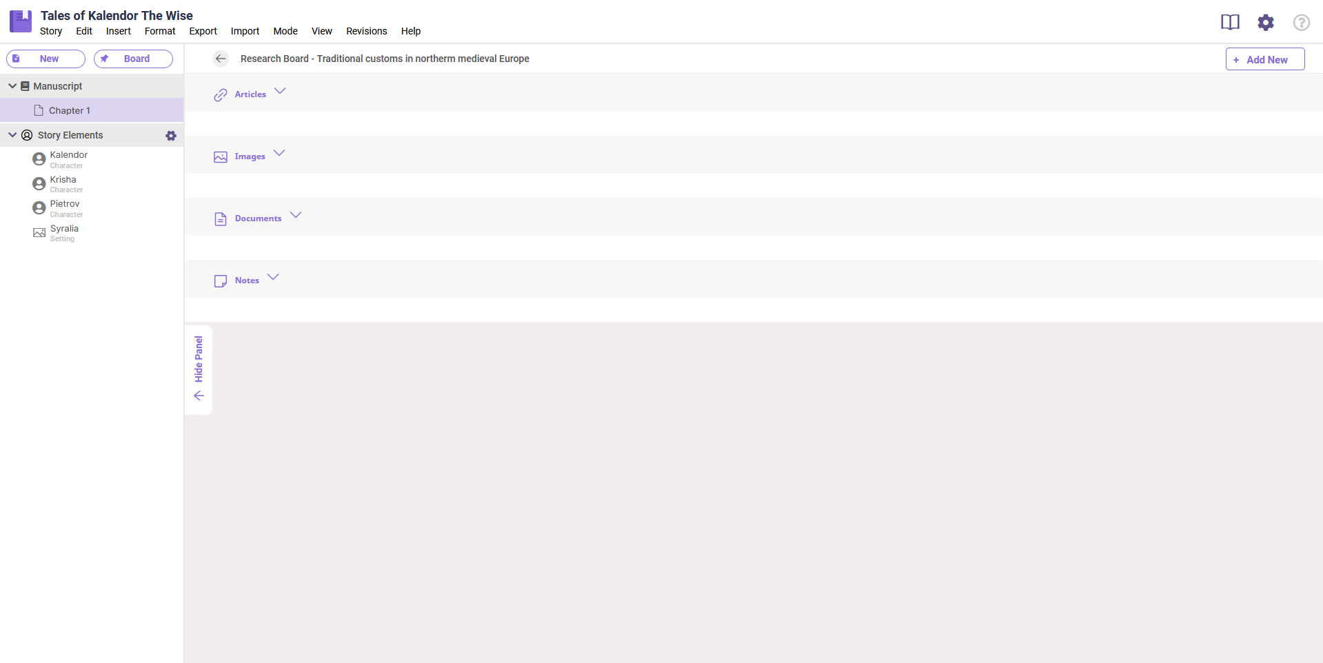 Introducing the Research Board - LivingWriter Writing Blog