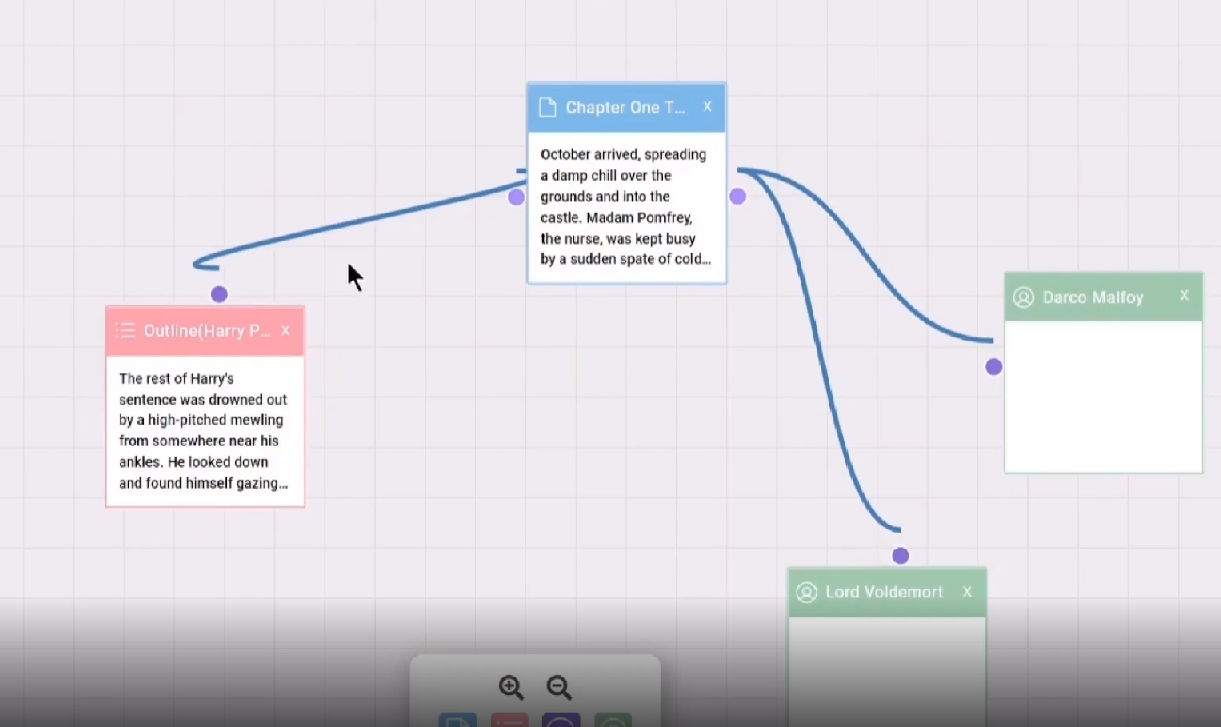"How to add plot points to the Freeform board" - LivingWriter Writing Blog