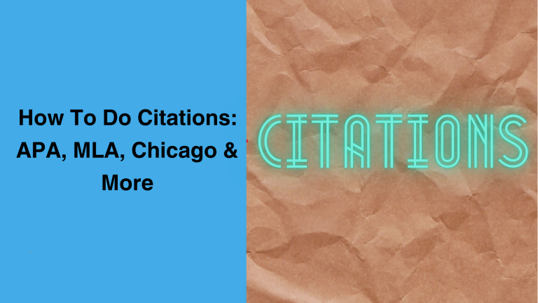 How To Do Citations - MLA, APA, & Chicago - LivingWriter Writing Blog
